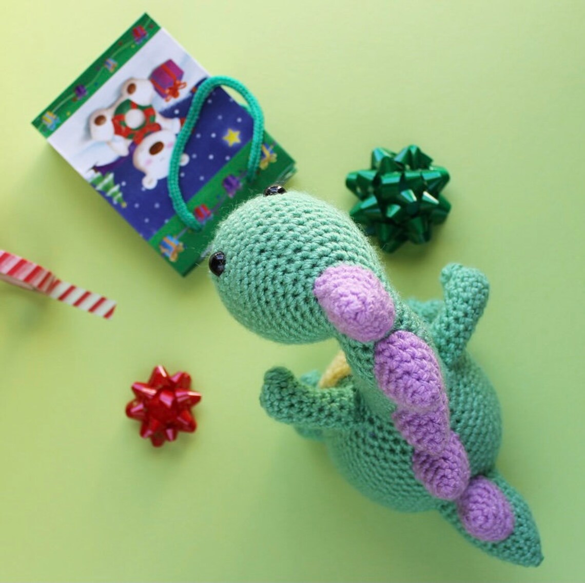 Dax the Dinosaur PATTERN ONLY Crochet Pattern Amigurumi - Etsy