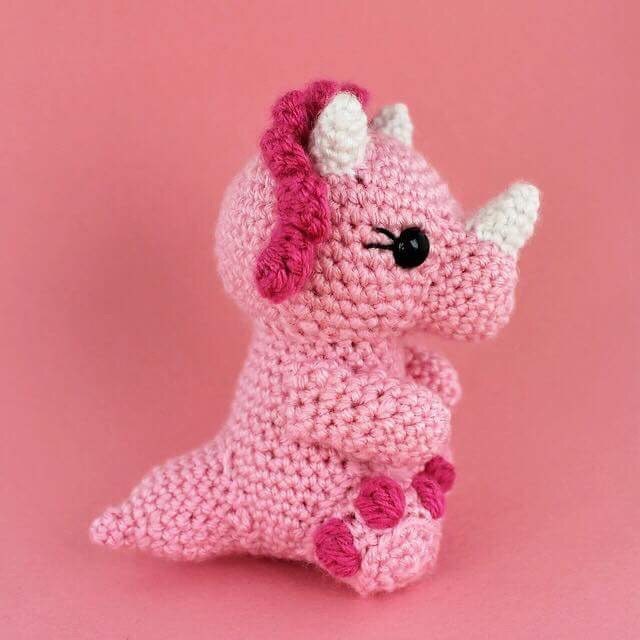 Trixie the Triceratops PATTERN ONLY Crochet Pattern Instant - Etsy