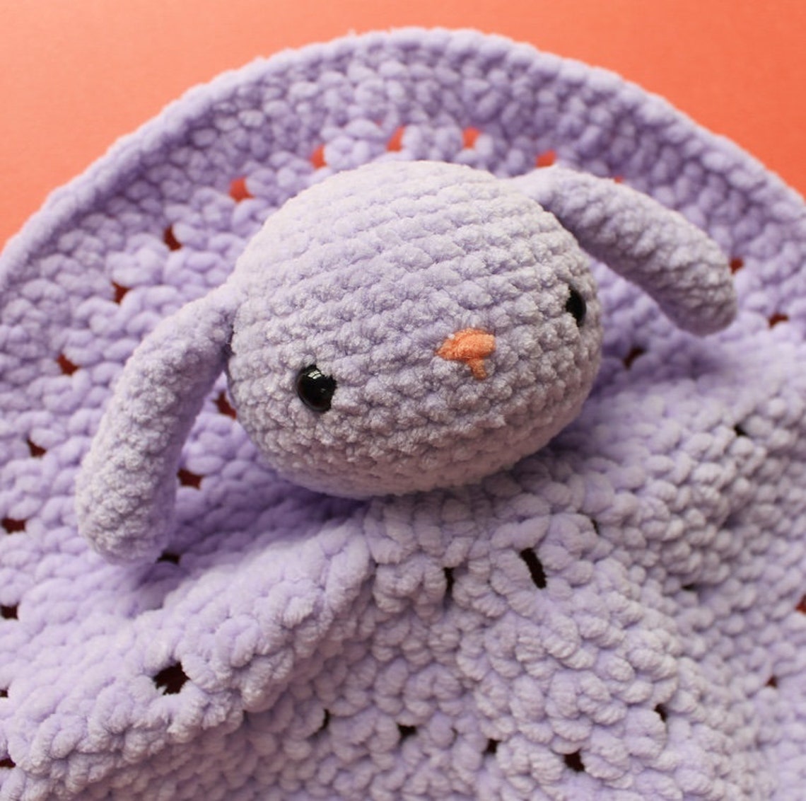 Bunny Lovey PATTERN ONLY Crochet Bunny Crochet Lovey | Etsy