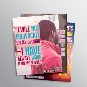 Hamilton an American Musical - Motivational 7 Poster Set ...