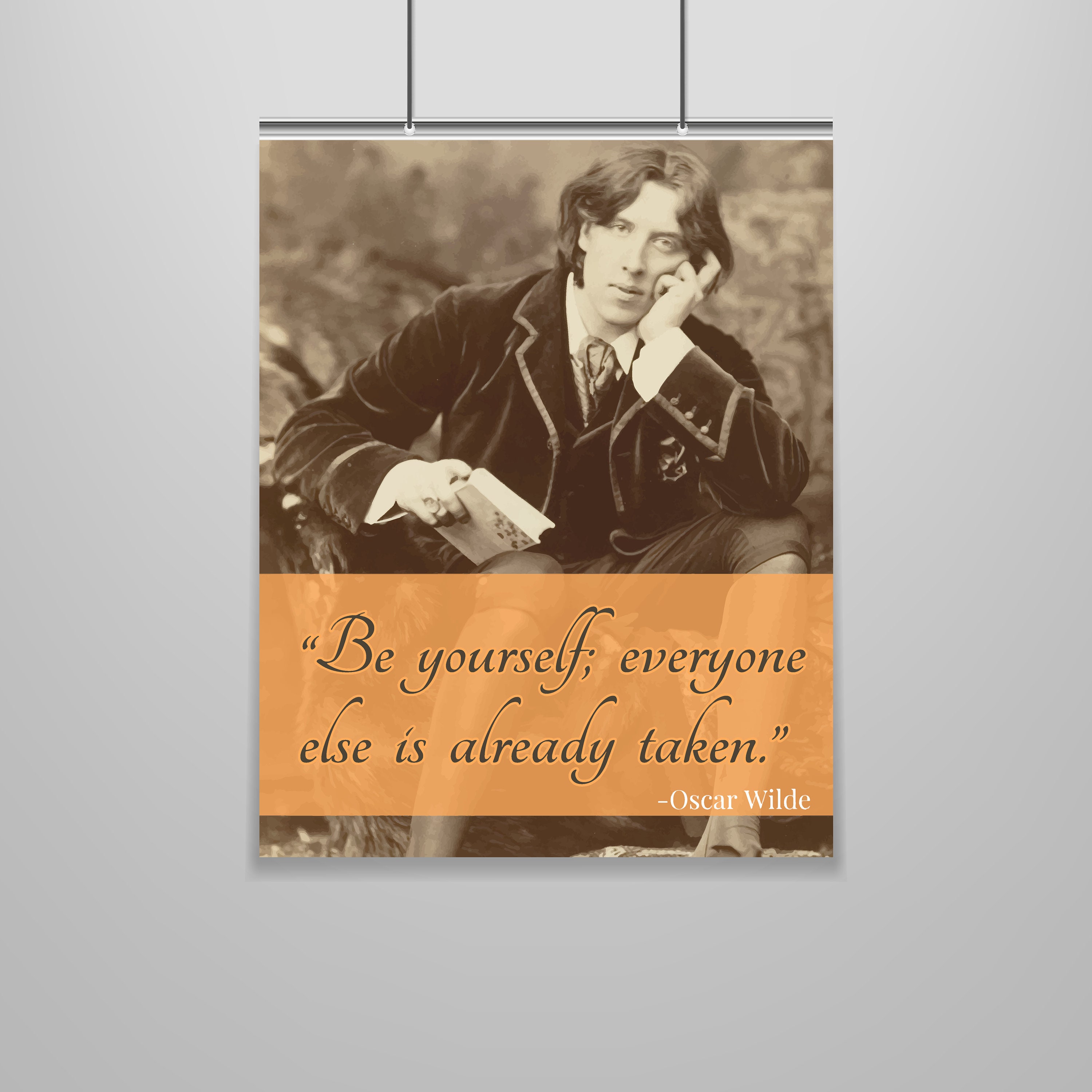 Oscar Wilde Quote Poster – Instant Download – Motivational ...