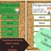 Preposition Wall | Parts of Speech Posters | Grammar Posters ...