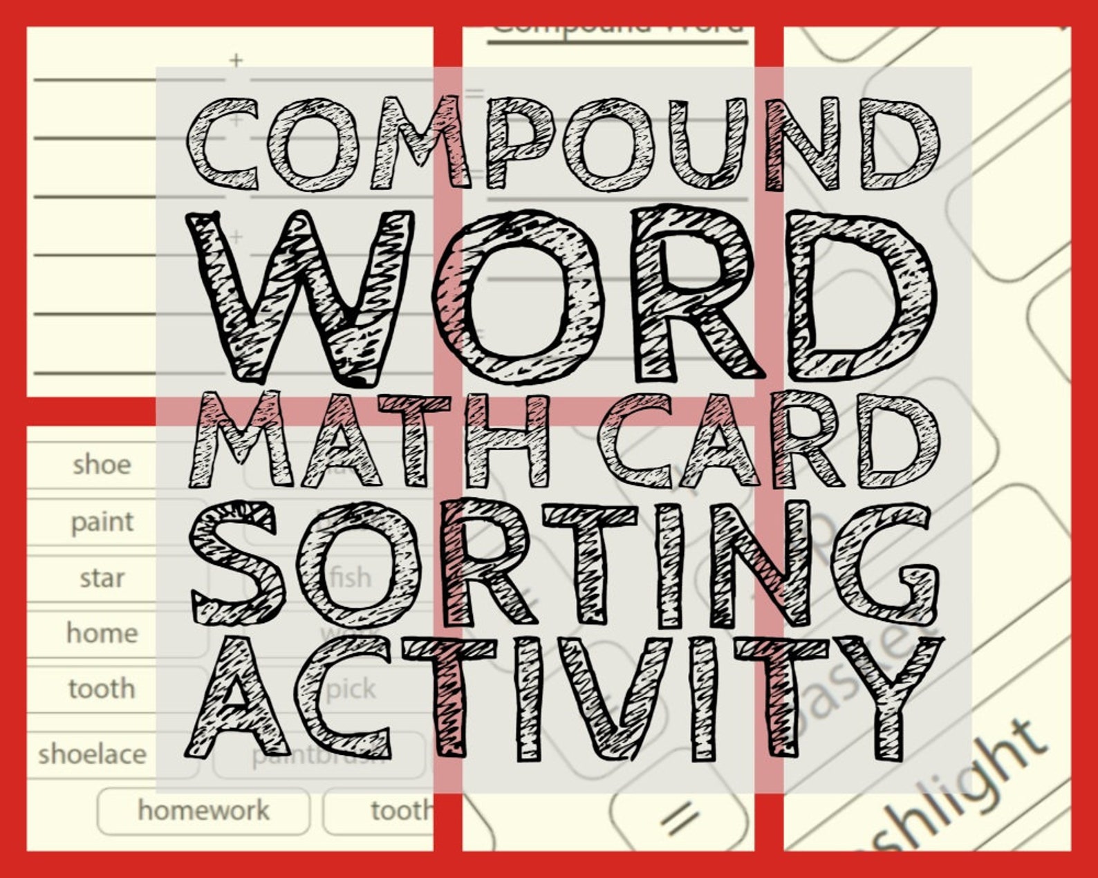 Compound Word Math | Compound Words THREE Activities | Word Study ...