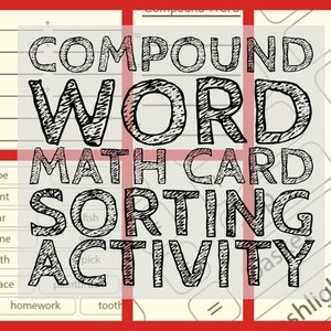 Compound Word Math | Compound Words THREE Activities | Word Study ...