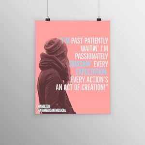 Hamilton an American Musical - Motivational 7 Poster Set ...