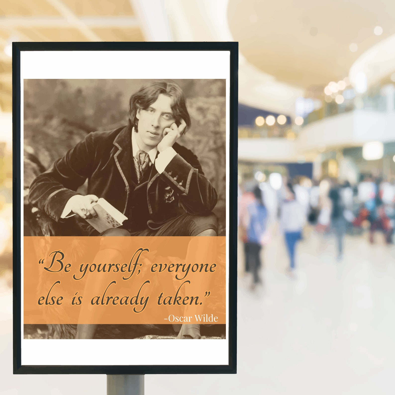 Oscar Wilde Quote Poster Instant Download Motivational | Etsy