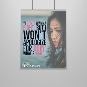 Hamilton an American Musical - Motivational 7 Poster Set ...