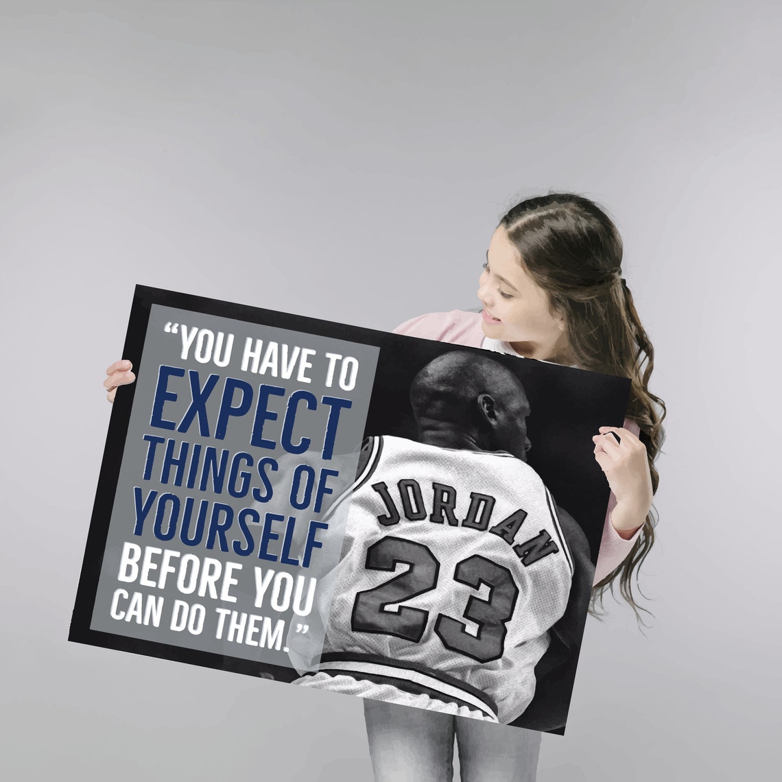 Michael Jordan Quote Poster – Instant Download – Expect Things – NBA ...