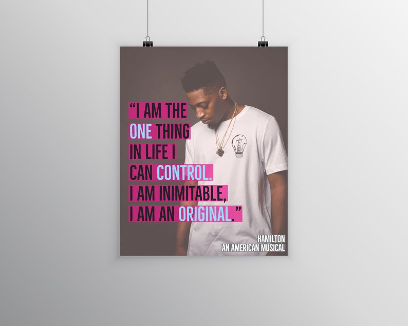 Hamilton an American Musical - Motivational 7 Poster Set ...