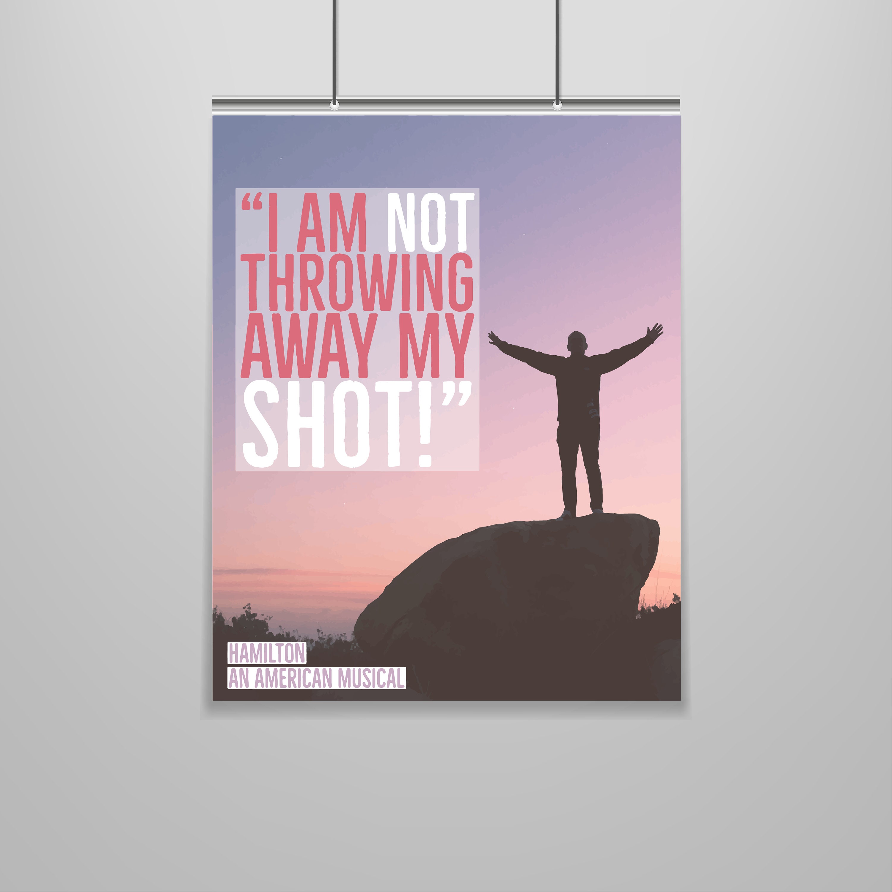 Hamilton an American Musical - Motivational 7 Poster Set ...