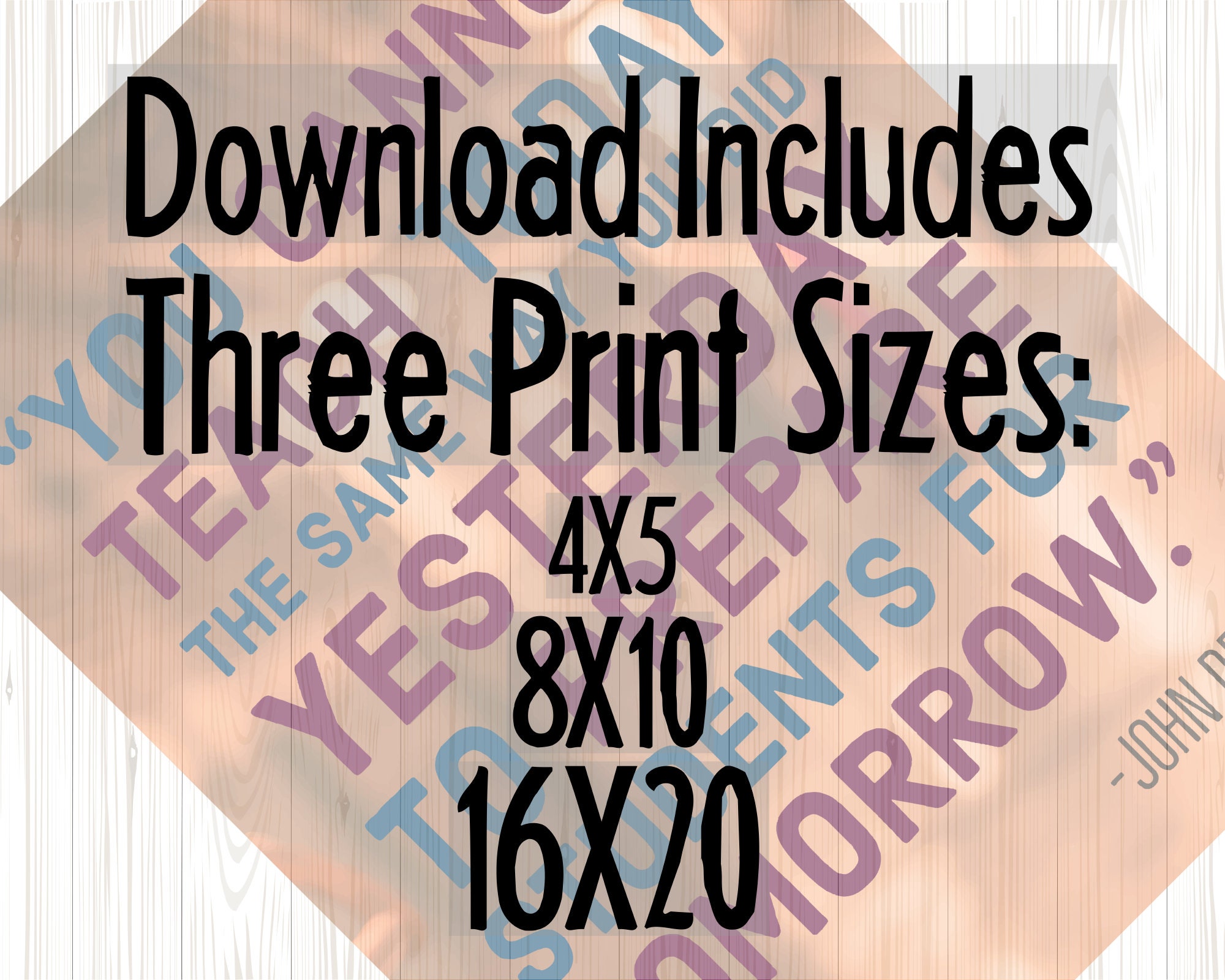 John Dewey Quote Poster – Instant Download – Prepare Students ...