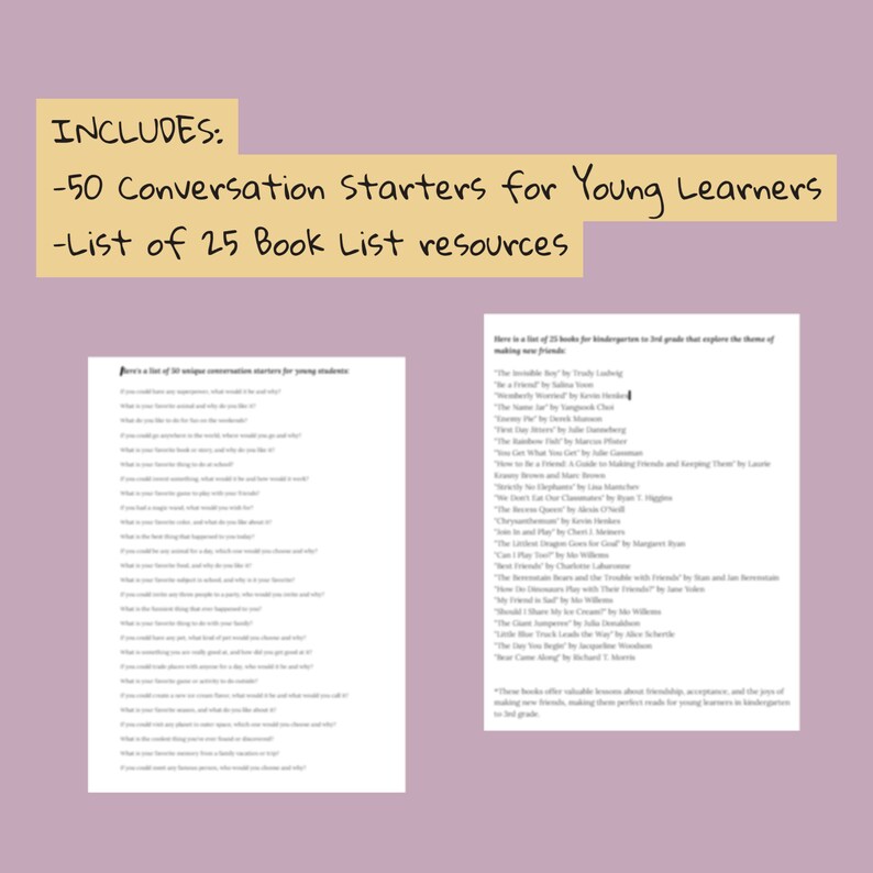 How to Start a Conversation When Making New Friends - LESSON PLAN ...