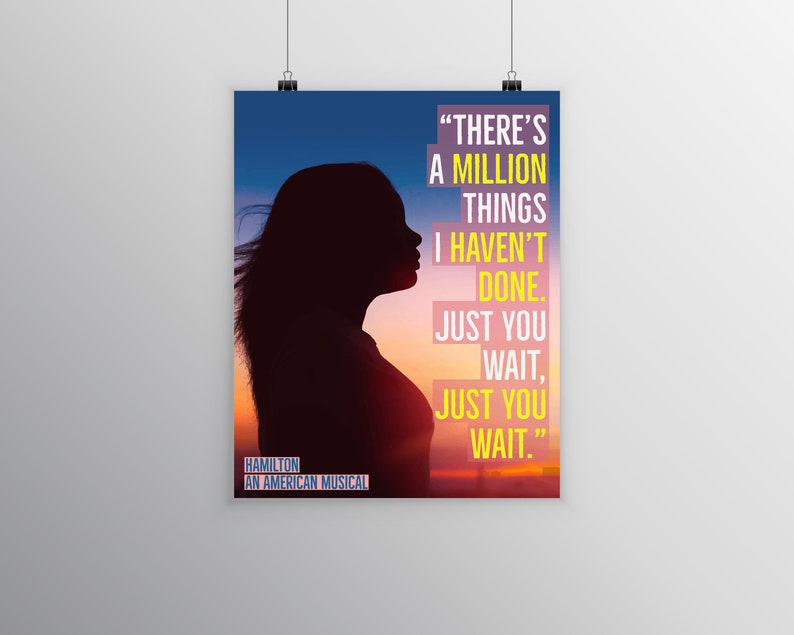 Hamilton an American Musical - Motivational 7 Poster Set ...