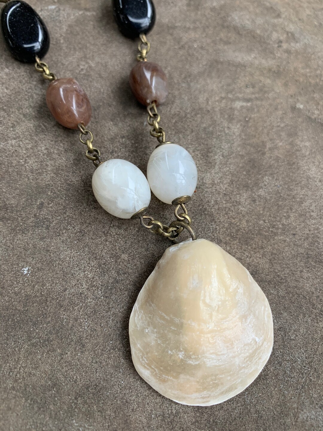 Jingle Shell Necklace. - Etsy