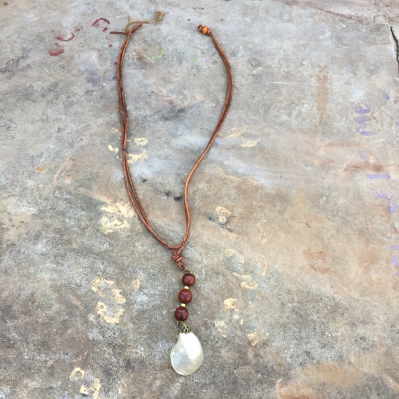 Jingle Shell Necklace With Earrings | Etsy