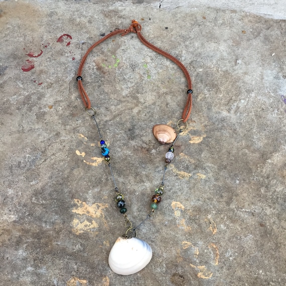 Clam Shell Necklace | Etsy