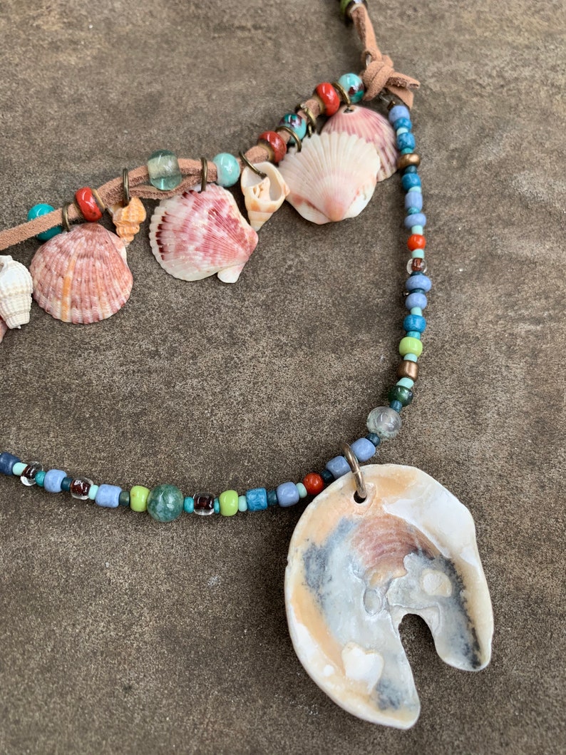 Seashell Necklace - Etsy