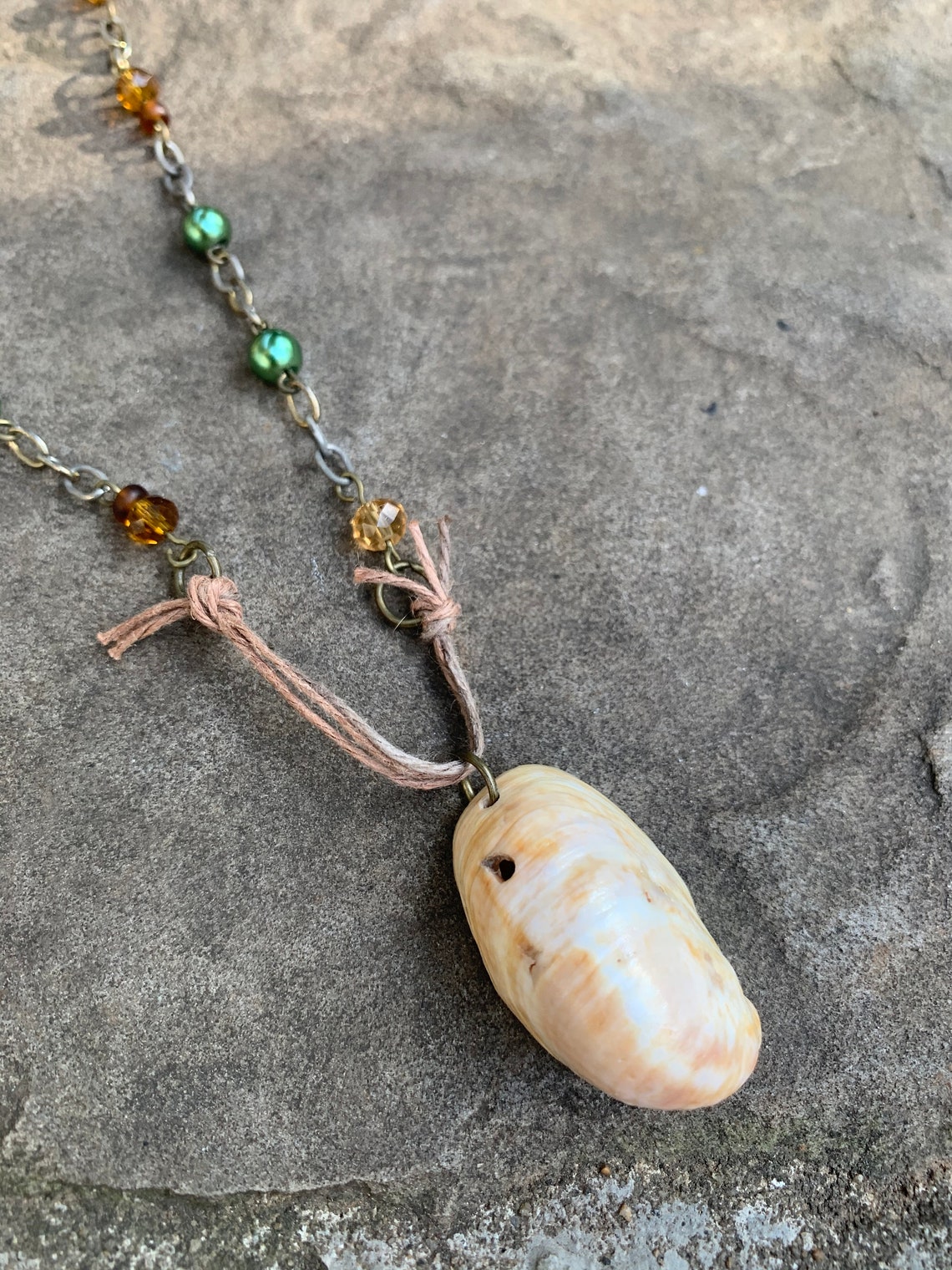 Seashell Necklace - Etsy