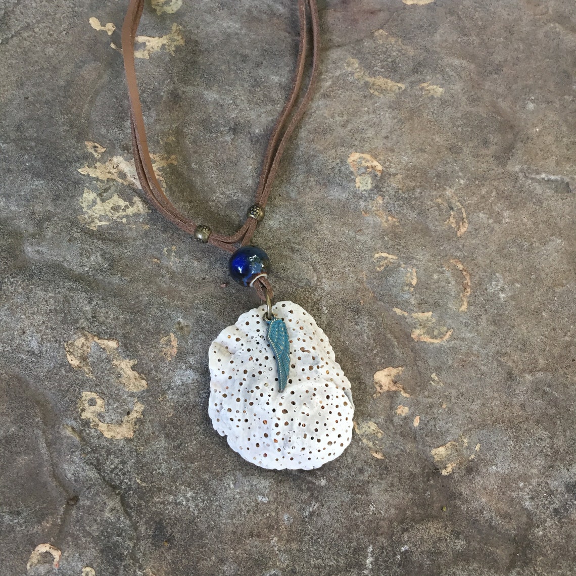 Oyster Shell Necklace - Etsy