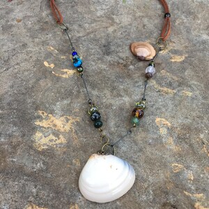 Clam Shell Necklace - Etsy