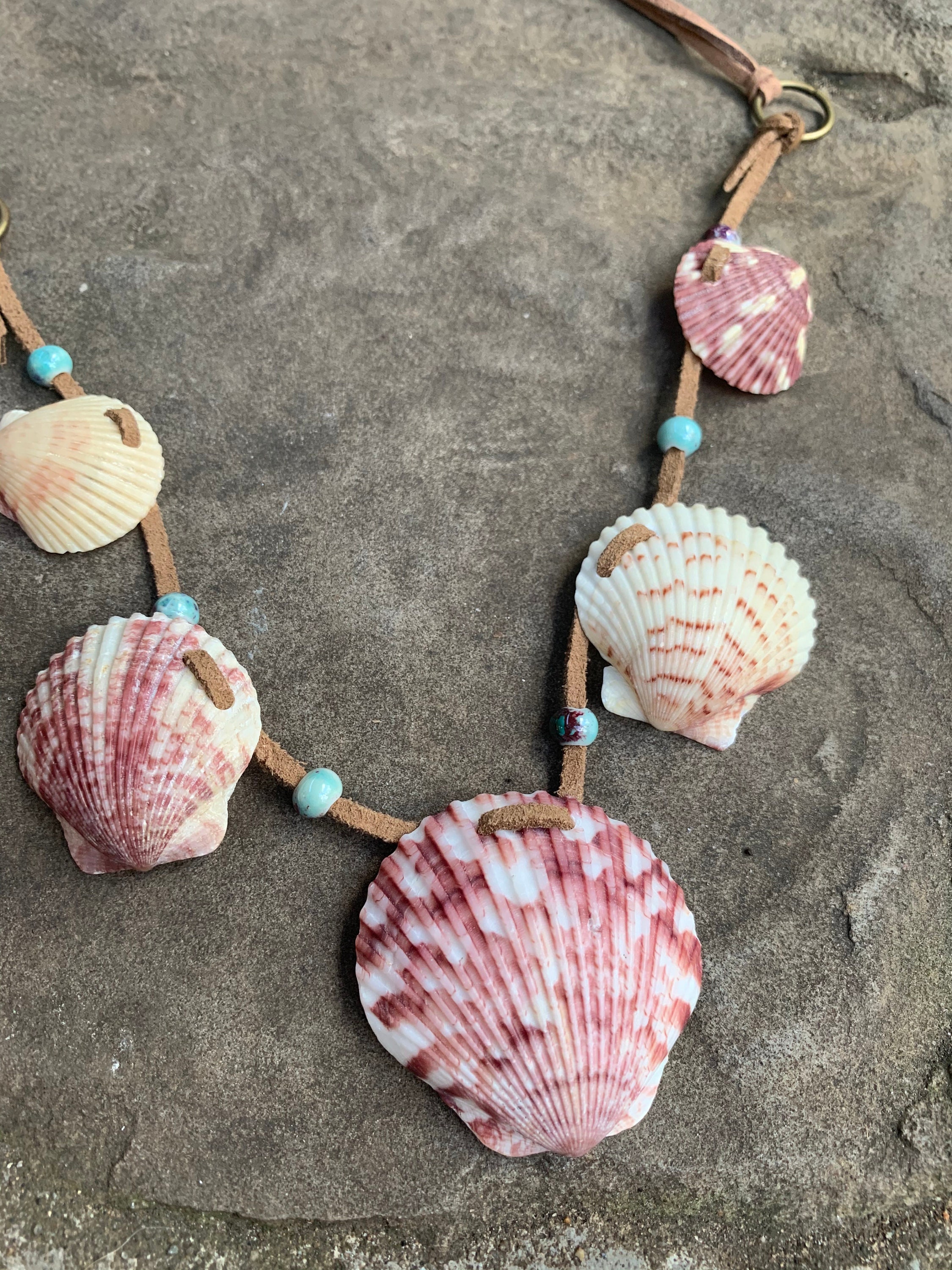 Sea Shell Necklace - Etsy
