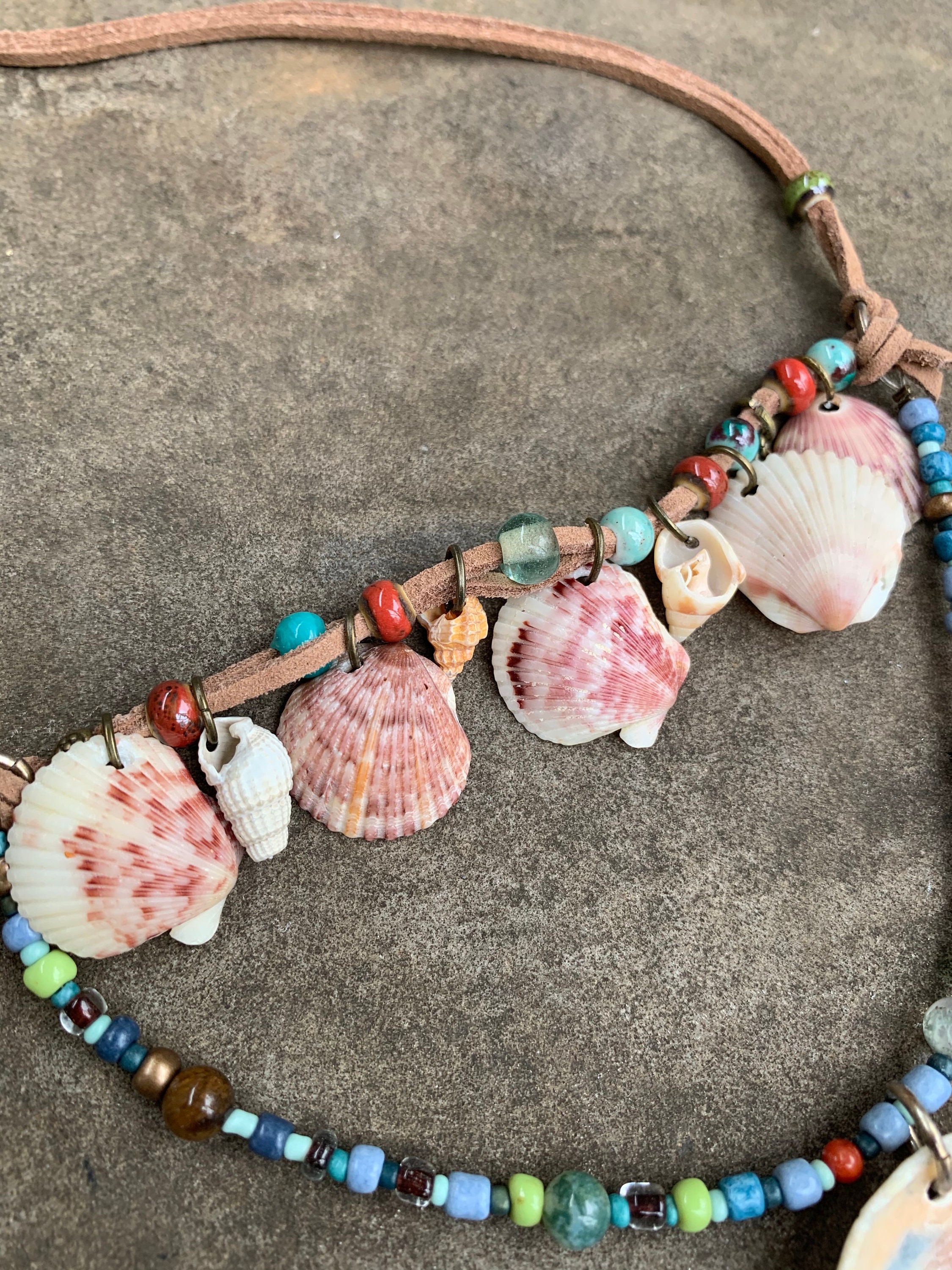 Seashell Necklace - Etsy
