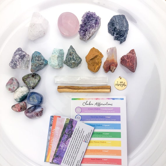 Beginner Crystals Crystal Kit Healing Crystals Chakra Set - Etsy