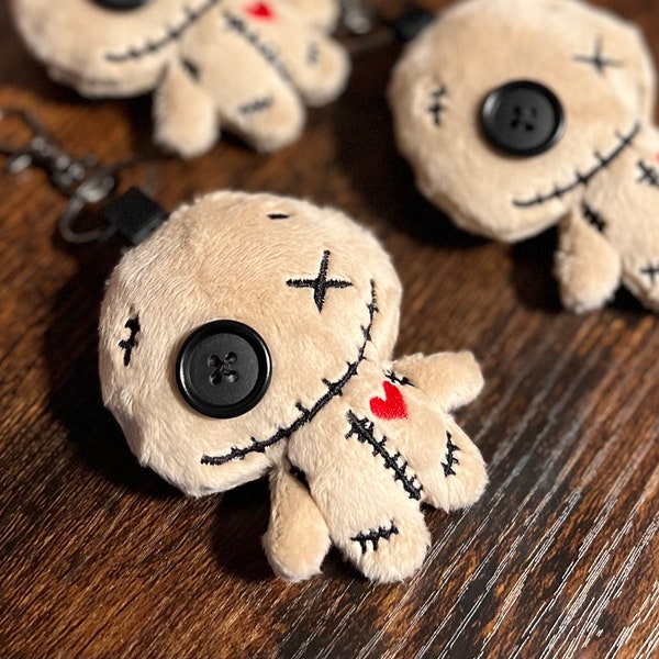 Voodoo Doll Keychain - Etsy