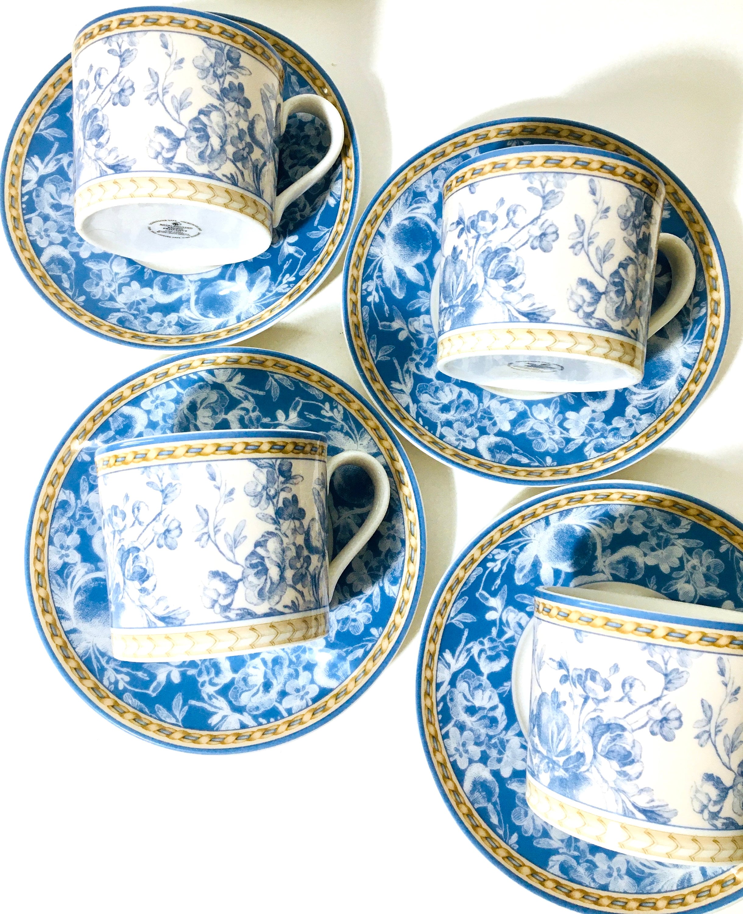 Vintage Royal Doulton Studio Cups and Saucers in the Provence | Etsy