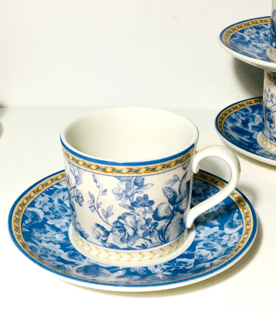 Vintage Royal Doulton Studio Cups and Saucers in the Provence - Etsy