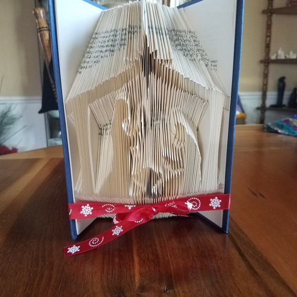 Book Folding Nativity - Etsy
