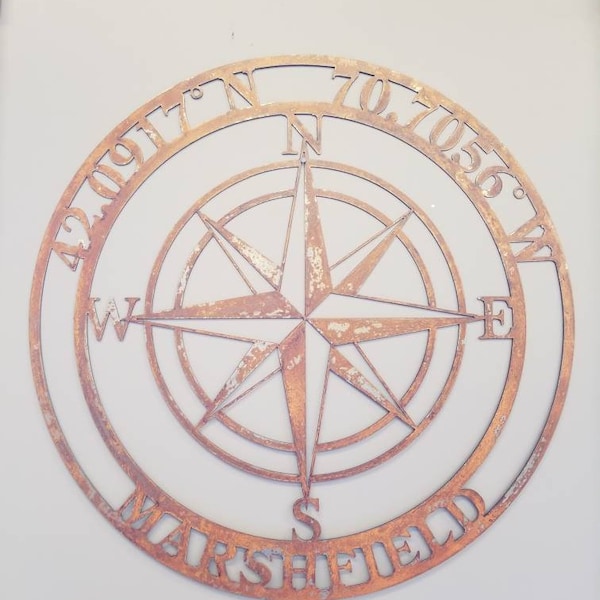 Compass Rose Sign - Etsy