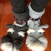 Schnauzer: Slippers, Handmade, Crochet, Customizable - Etsy