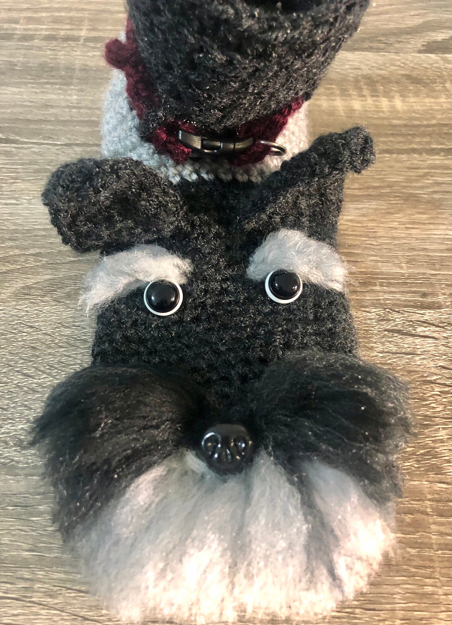 Schnauzer: Slippers, Handmade, Crochet, Customizable - Etsy