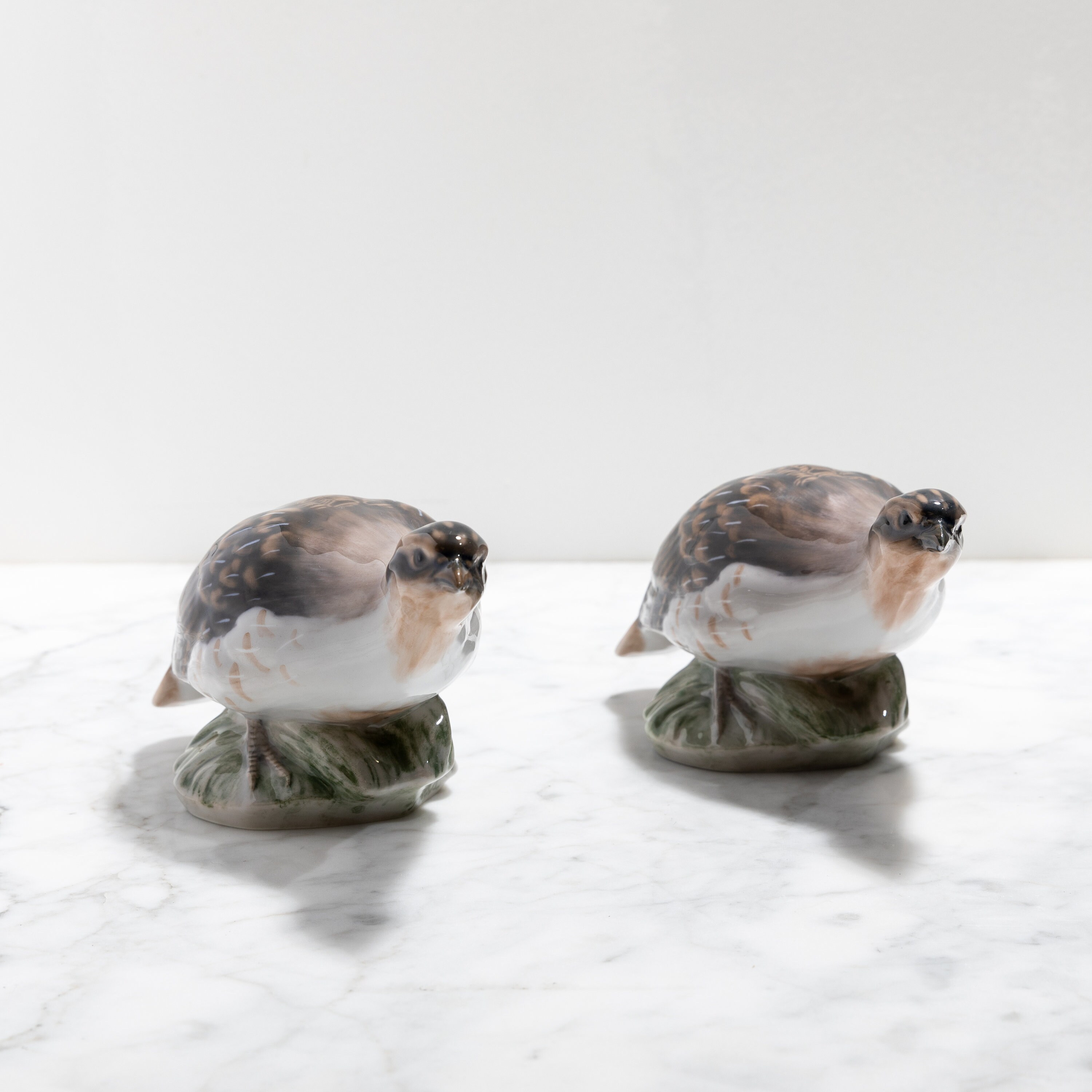 Pair of Vintage Danish Porcelain Partridge Figurine by Royal - Etsy