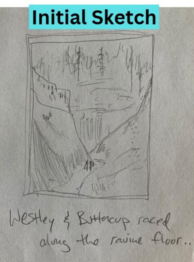 Princess Bride Fire Swamp-inspired Print (NO WORDS) - Etsy