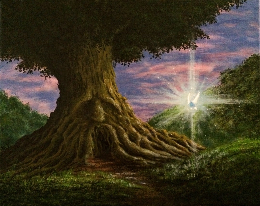 Deku Tree-inspired Print - Etsy