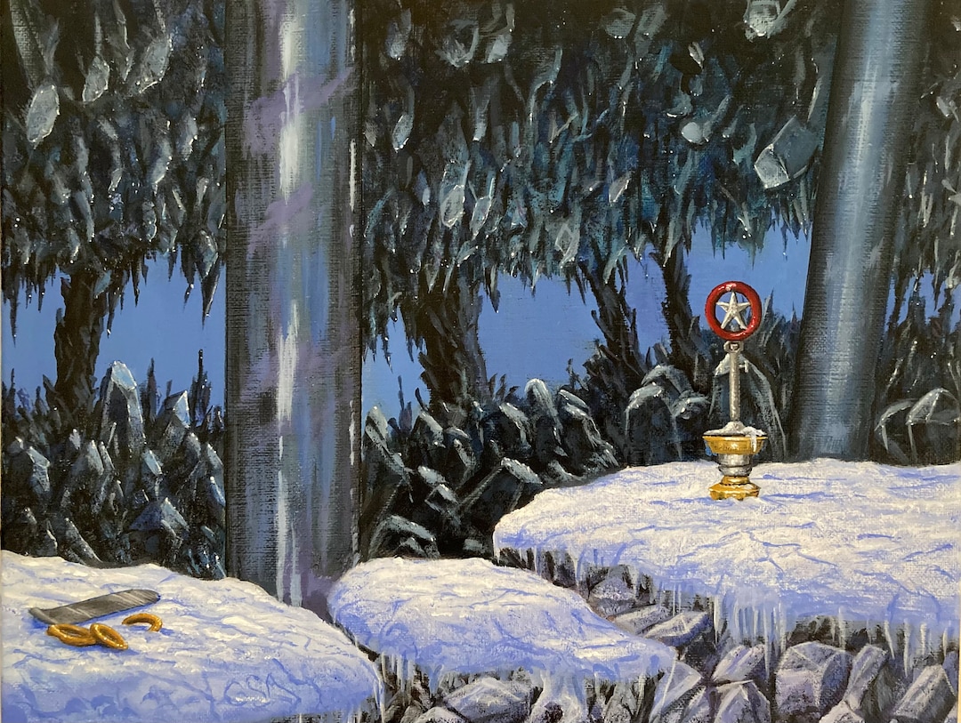 Sonic 3 Ice Cap Zone-inspired Print - Etsy