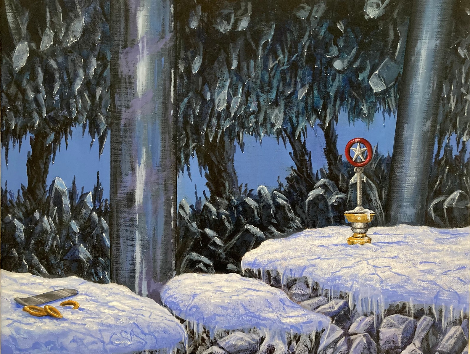 Sonic 3 Ice Cap Zone-inspired Print ソニック3 - Etsy