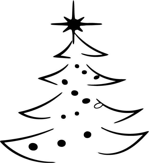 Abstract Christmas Tree Svg Cut File Holiday Circut Svg Xmas - Etsy