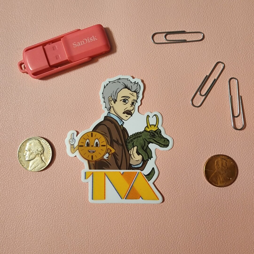 TVA Sticker | Vinyl Sticker| Laptop Stickers | Phone Case Stickers ...