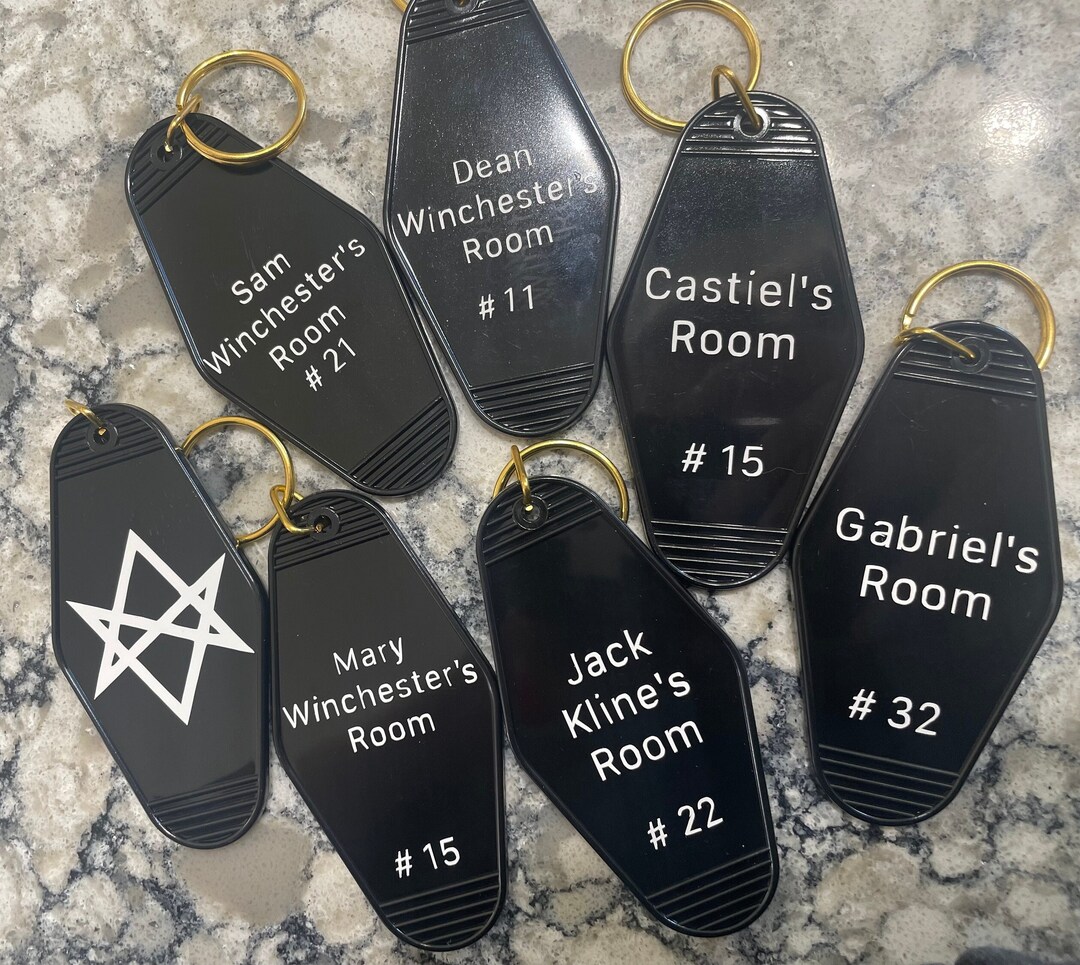 Supernatural Bunker Room Keychains - Etsy