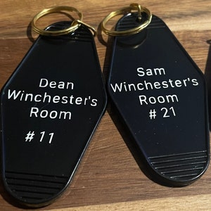 Supernatural Bunker Room Keychains - Etsy