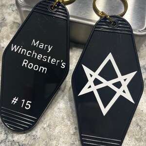 Supernatural Bunker Room Keychains - Etsy