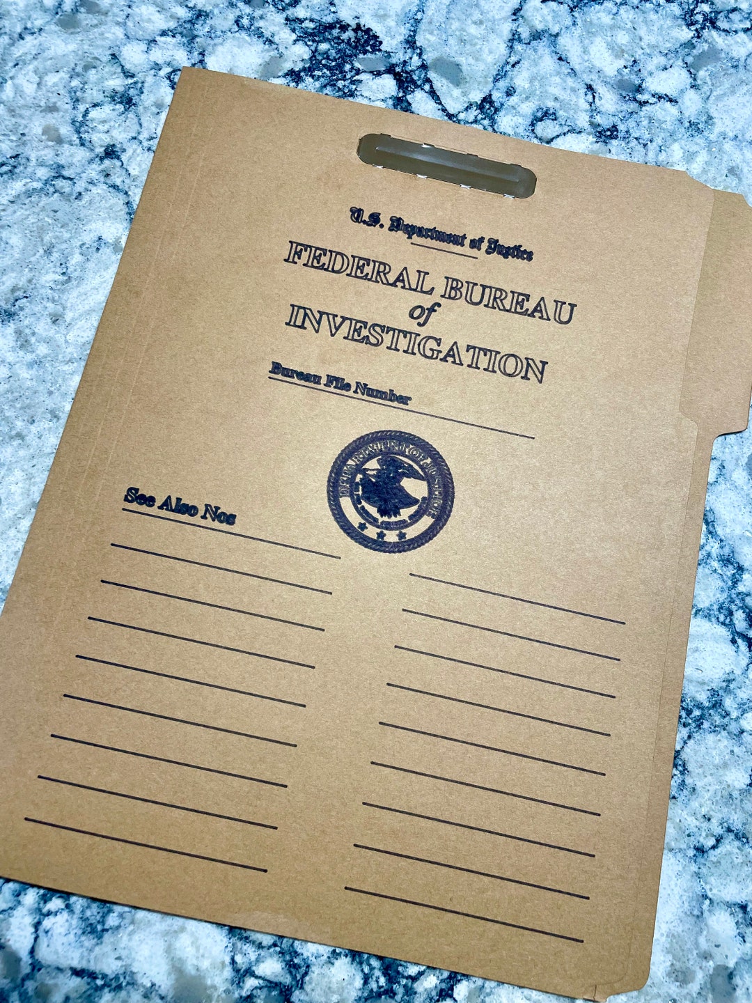 Criminal Minds FBI Folder - Etsy