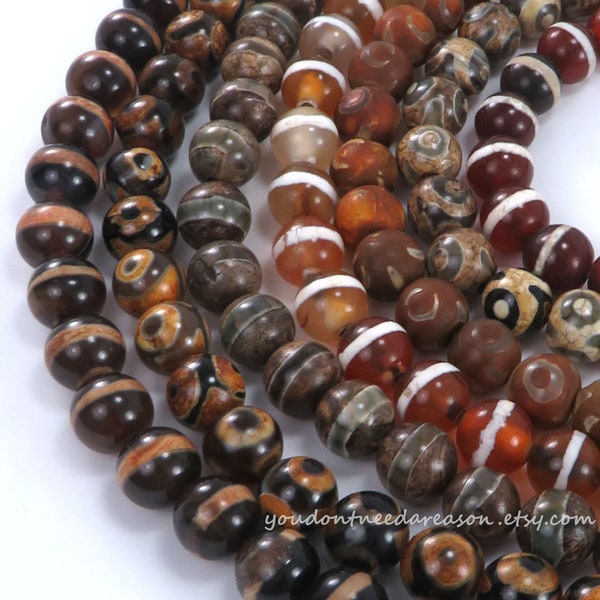 Tibetan Dzi Beads - Etsy