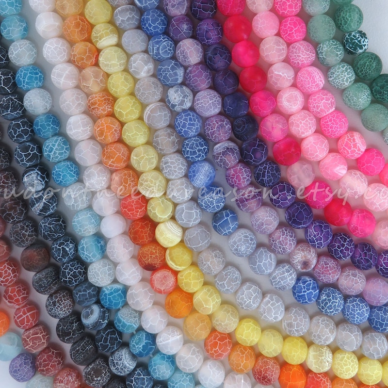Frosted Beads - Etsy