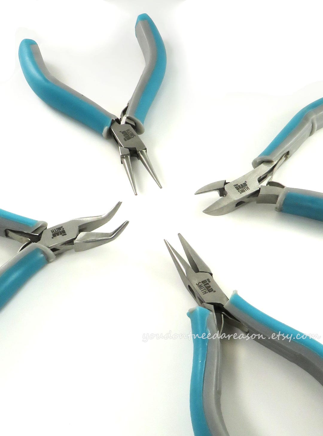Beadsmith Simply Modern Plier Set | 4 Piece Tool Set | Round Nose ...