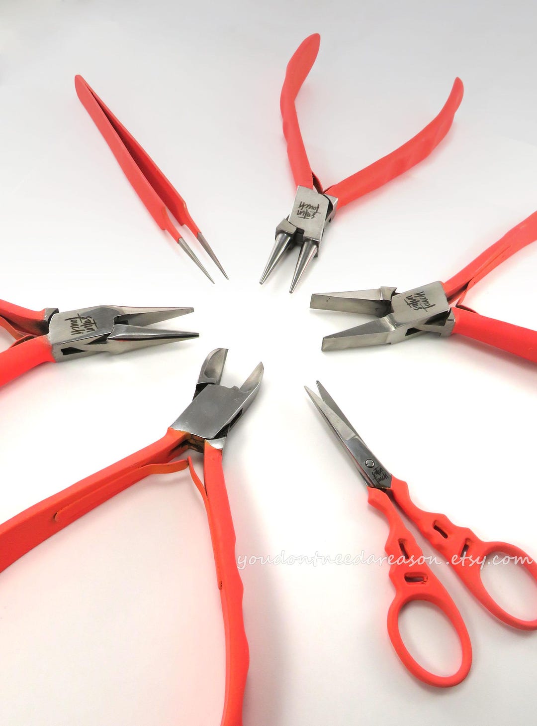 Beadsmith 6-piece Jewelry Pliers Tool Set: Satin Touch Stainless Steel ...