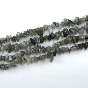 30 Strand of Natural Labradorite Chip Beads Natural Gemstone Chips ...